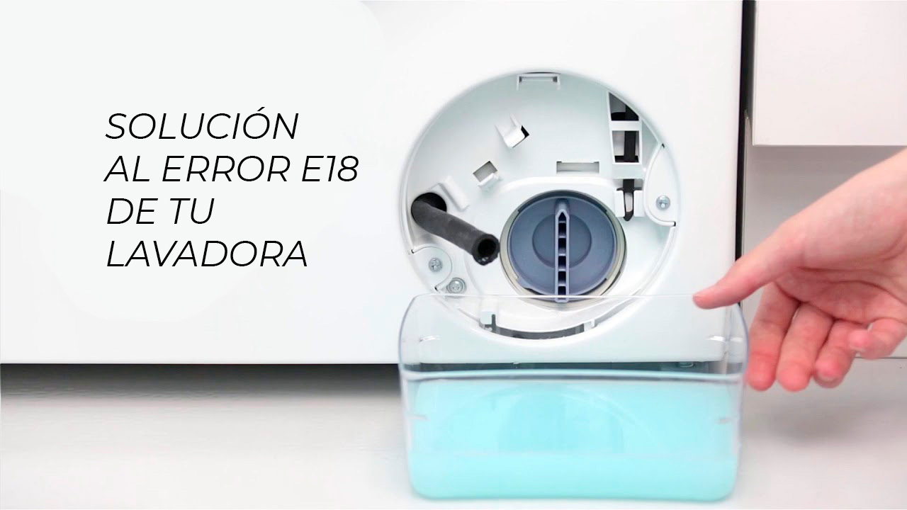 Error E18 lavadora Bosch | Todas las soluciones